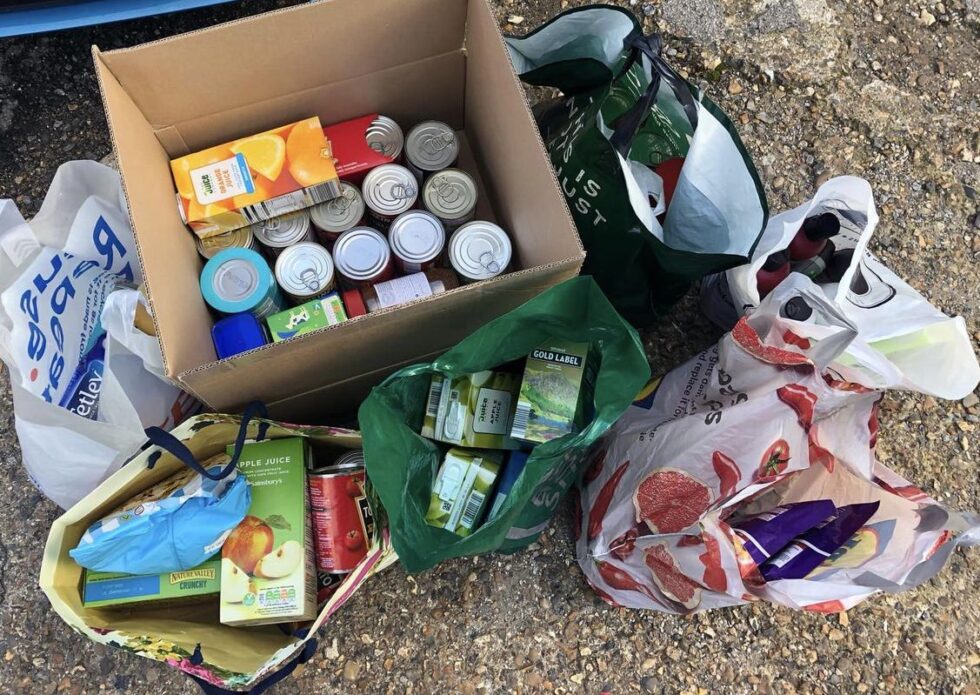 Rainbows help our local Food Bank | Epsom Girlguiding Division